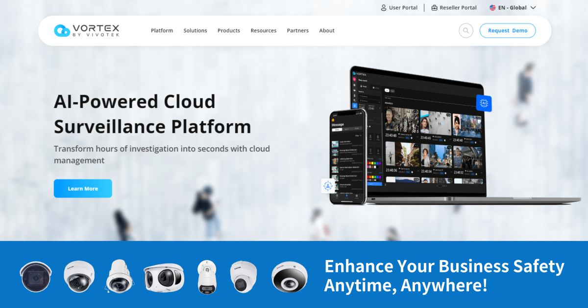 VORTEX - AI Cloud Surveillance | VORTEX