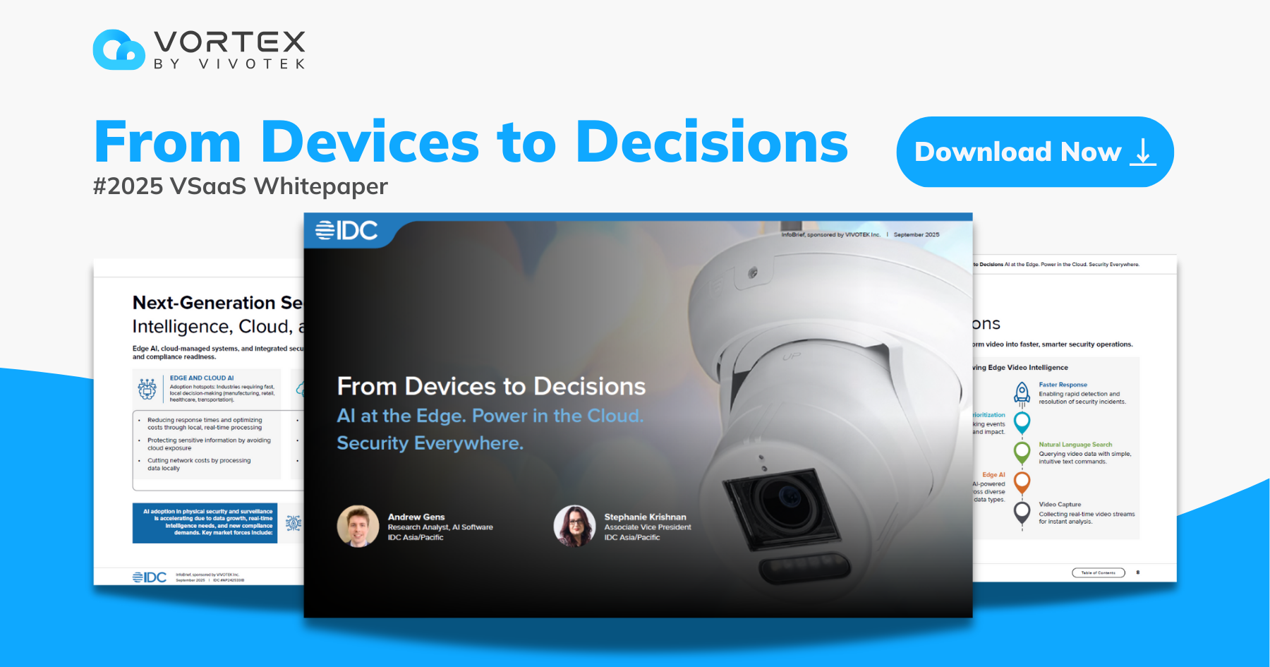 From Devices to Decisions: IDC InfoBrief on Modern Surveillance | VIVOTEK | VORTEX